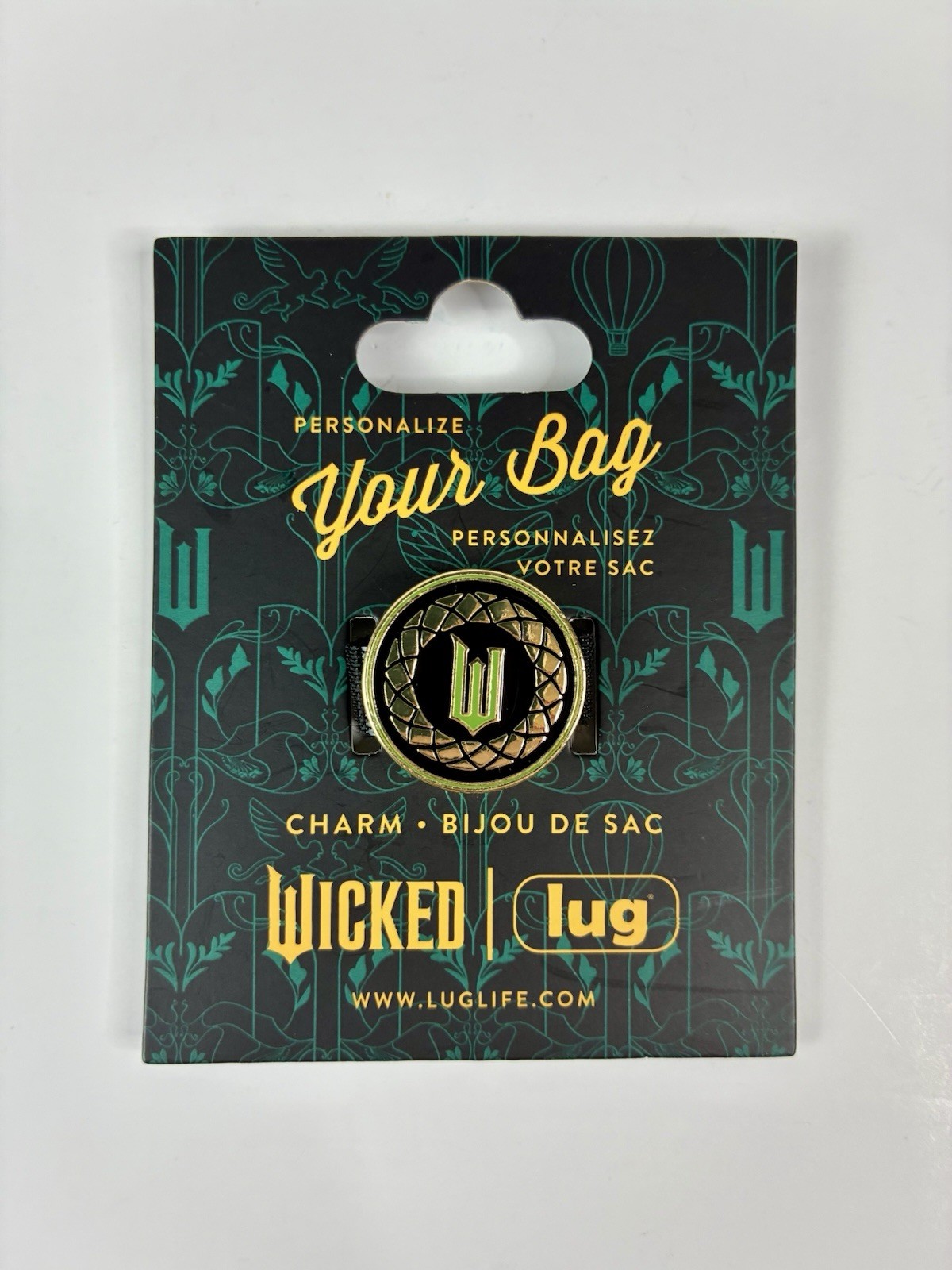 Universal Studios Wicked For Good Lug Bag Logo Charm | eBay