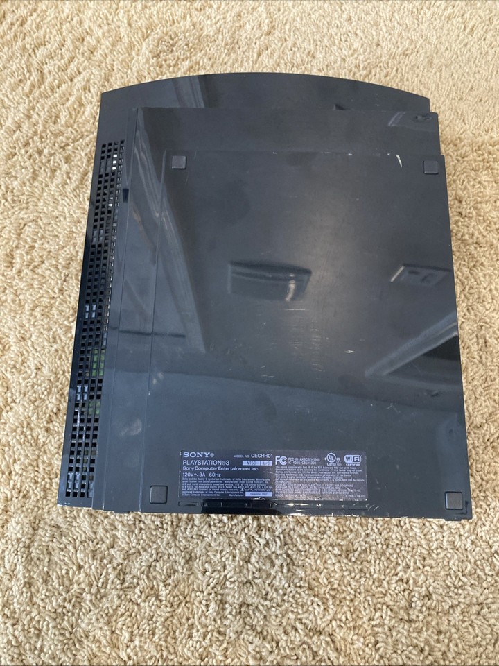 PlayStation 3 System PS3 Fat Console Bundle Cords + Games + Controller ...