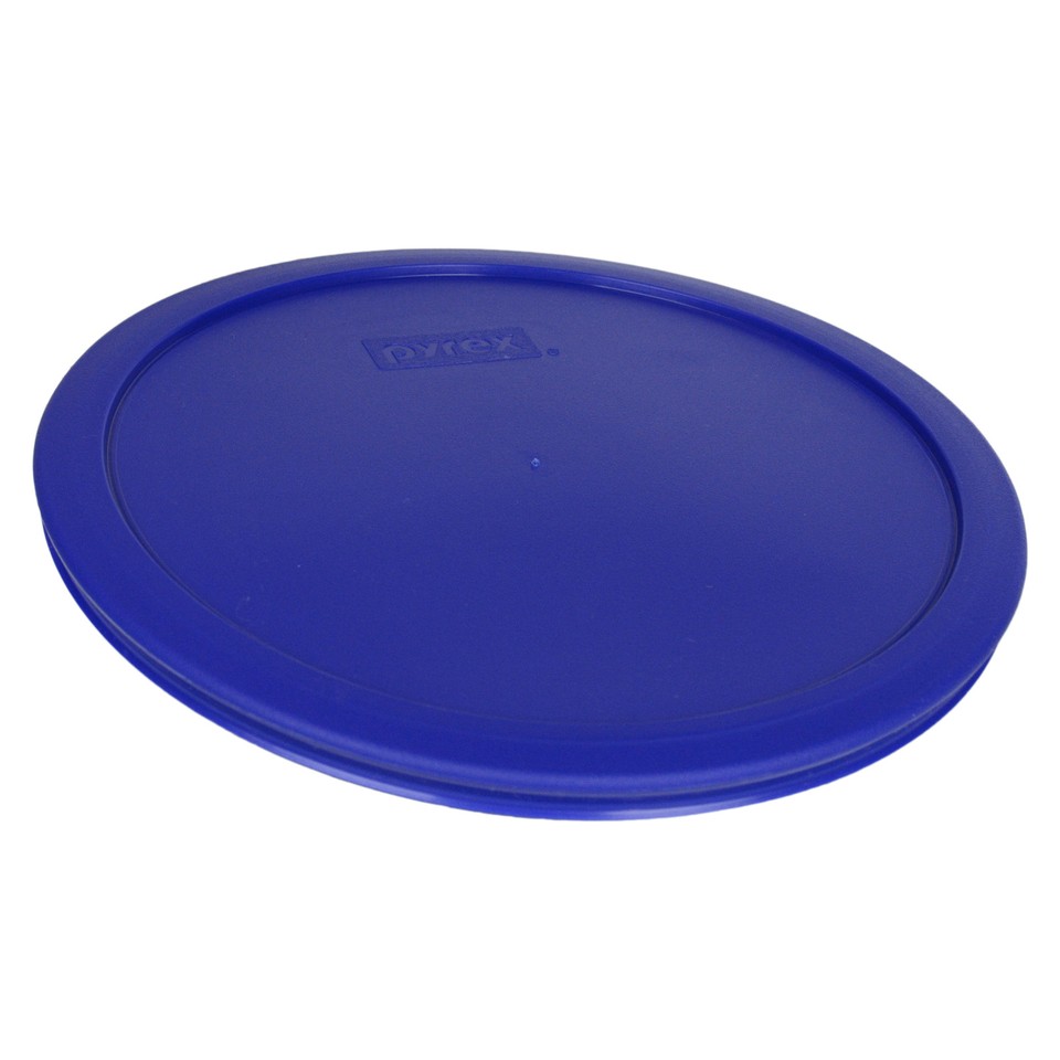 Pyrex 7403-PC 9" 10 Cup Cobalt Blue Round Lid Cover for Sculptured ...