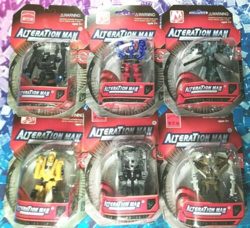 Set of 6 - Alteration Man 4" Transformable Toys (Machine Boy Original ...