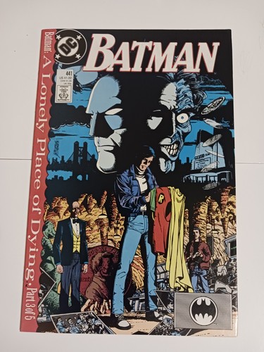 Batman #441 (1987) *A Lonely Place of Dying* Tim Drake Robin Two Face ...