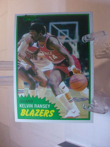 1981-82 Topps Basketball #W88 - Kelvin Ransey - Portland Trail Blazers ...