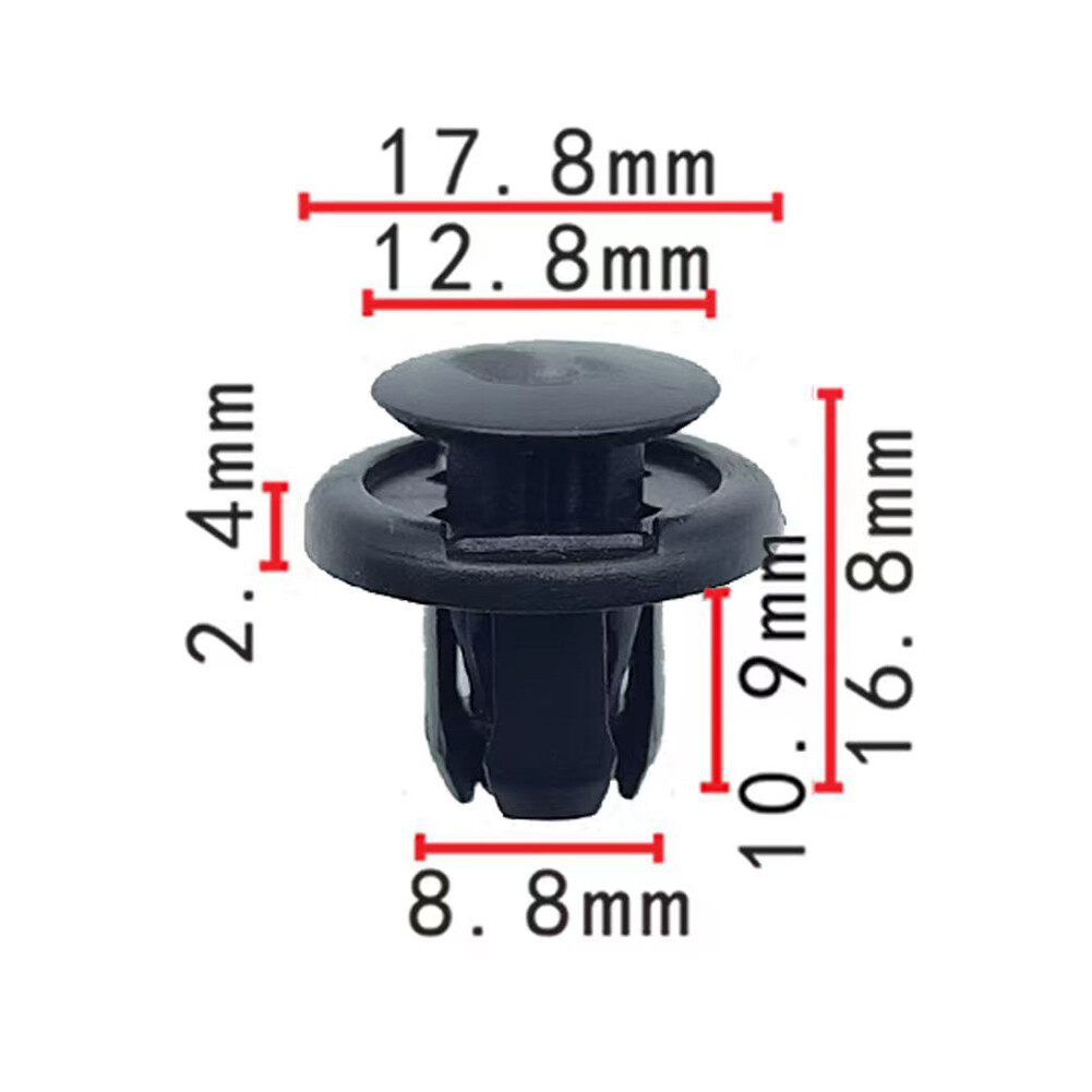 10 Car Front Bumper Radiator Dashboard Moulding Trim Clips for Toyota ...