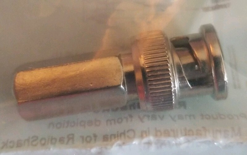 NEW! RadioShack Solderless UG-88 Male BNC Plug 2780104 278-0104 *FREE ...