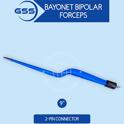 Bipolar Bayonet Forceps, Non-stick, Reusable, 9" (23cm) | eBay