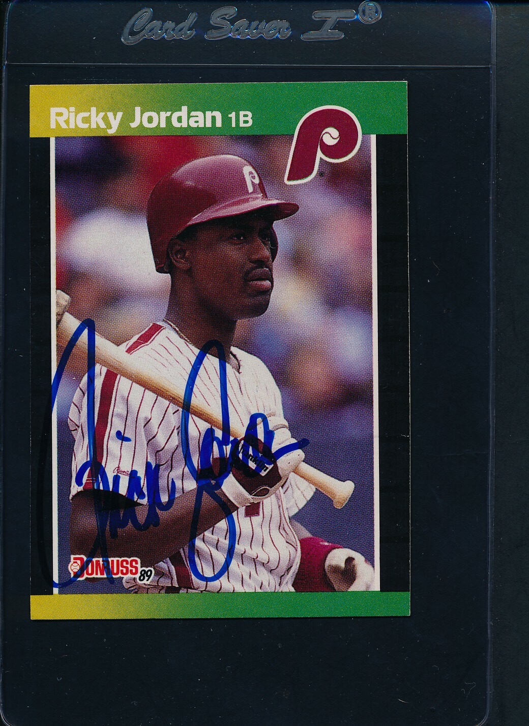 1989 Donruss #624 Ricky Jordan Phillies Signed Auto *32913 | eBay