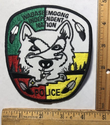 Vintage Obsolete Wabaseemoong Independent Nation Police Patch Ontario ...