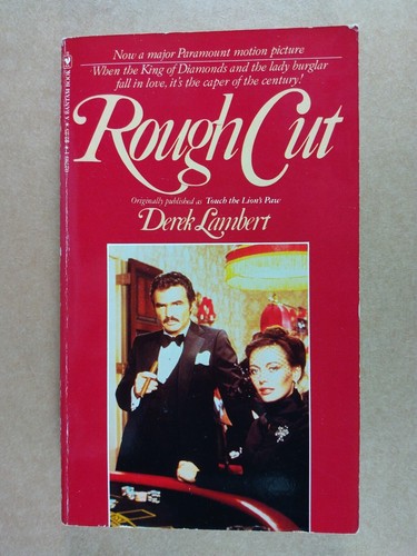 Rough Cut Derek Lambert Movie Tie-In 1980 Burt Reynolds vintage ...