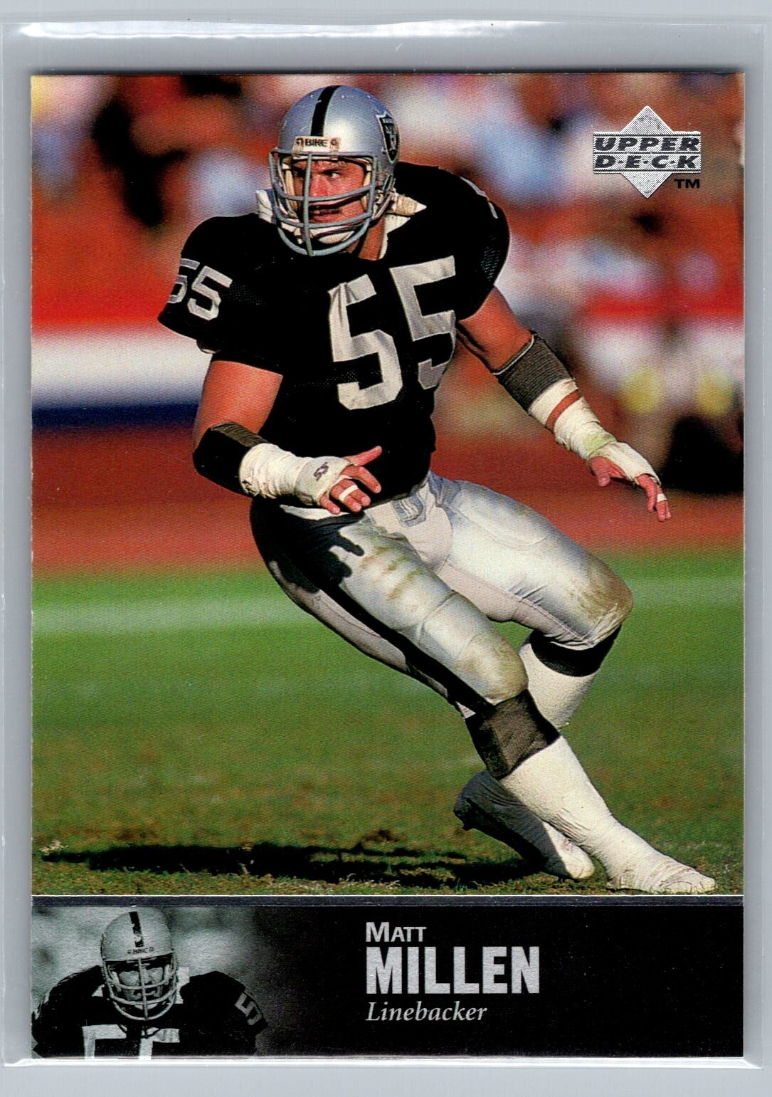 1997 UPPER DECK CARD # 142 Matt Millen - Los Angeles Raiders | eBay