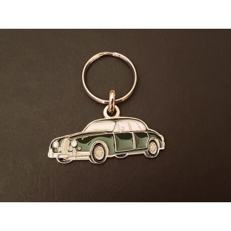 Jaguar Mark 2, 240, 340, 3.8 Sedan Profile Keychain. Daimler 2.5 V8 250 ...