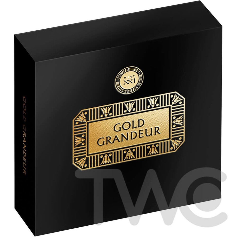 Isis Gold Grandeur 5 oz Proof-like Silver Coin CFA Cameroon 2025/PL70 ...