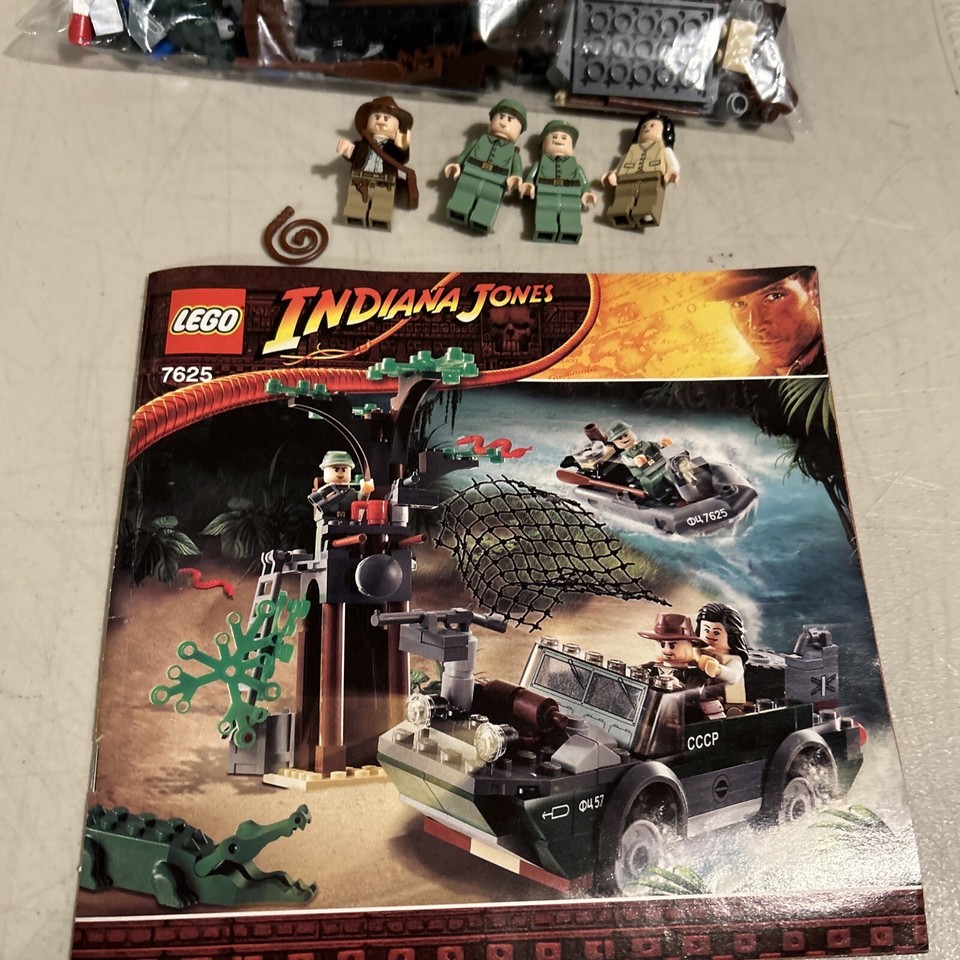 Lego Indiana Jones River Chase 7625 Near Complete With Manual | eBay
