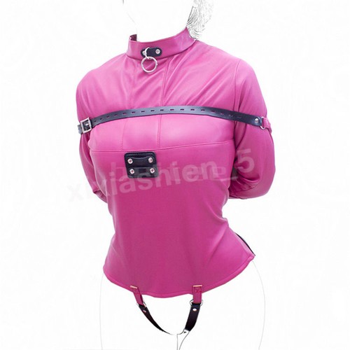 Straight Jacket Costume Restraint Armbinder S/ M L/XL BODY HARNESS Pink ...