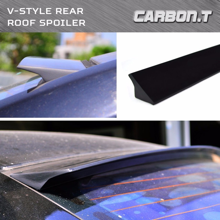 Painted V-Style Rear Roof Spoiler For Honda Insight 2Nd Hatchback 10-15 ...