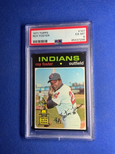1971 Topps Baseball Card #107 Roy Foster - Indians - PSA 6*** Just ...