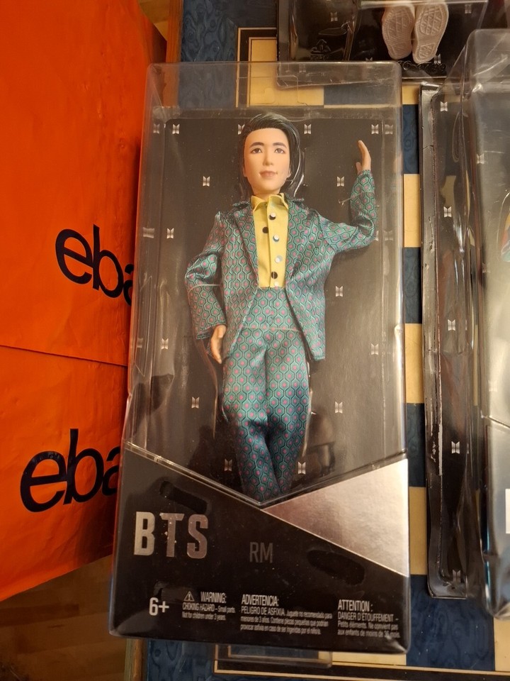 5x Boxed BTS Dolls Circa 2019 by Mattel Suga - RM - Jung - Kook - Jin ...