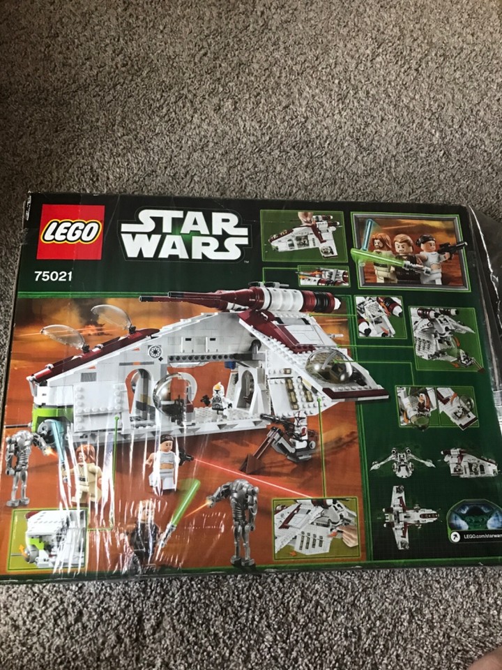 lego star wars republic gunship 75021 | eBay