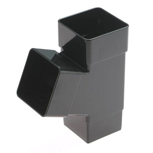 BLACK SQUARE GUTTER and DOWNPIPE FITTINGS uPVC | eBay UK