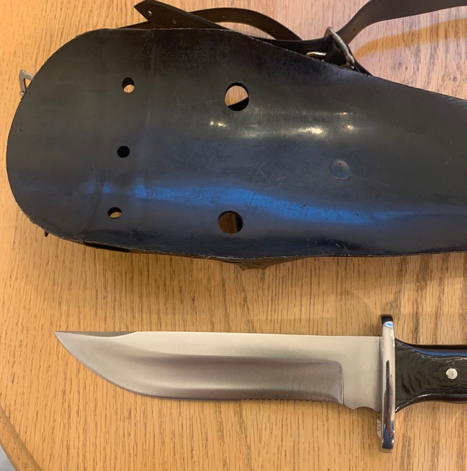 RARE VINTAGE BUCK NEMO 124 KNIFE W/ ORIGINAL SHEATH USED BRT3 | eBay