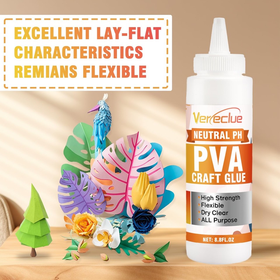 PH Neutral PVA Adhesive 8.8 Oz, Archival Quality Acid-Free Book Binding ...