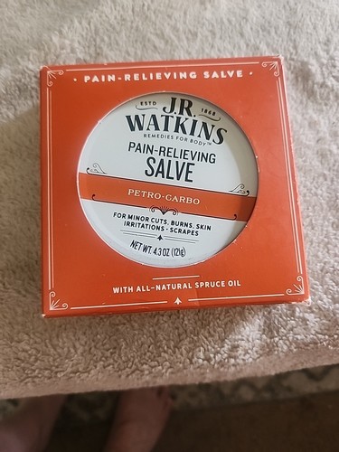 J.R. Watkins Pain Relieving First Aid Salve Petro-Carbo 4.3 Oz SEALED ...