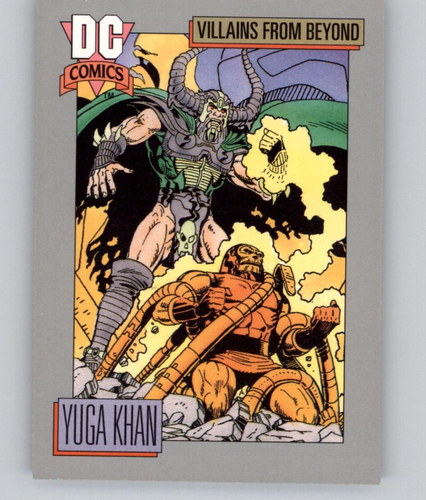 Set 1992 Series 1 #141 Yuga Khan DC Comics Villains From Beyond Card | eBay