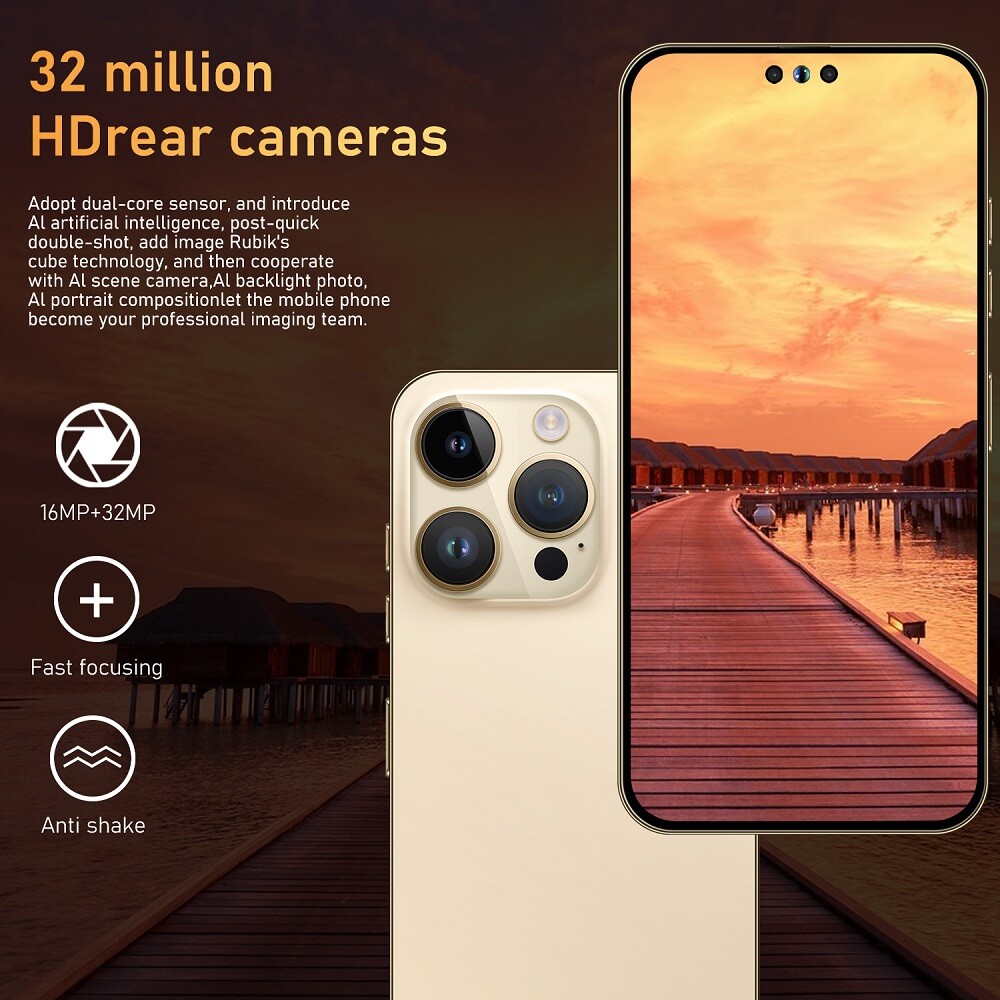 2025 Fully Unlocked Android 5G Smartphone i16 Pro Max 128GB Dual SIM ...