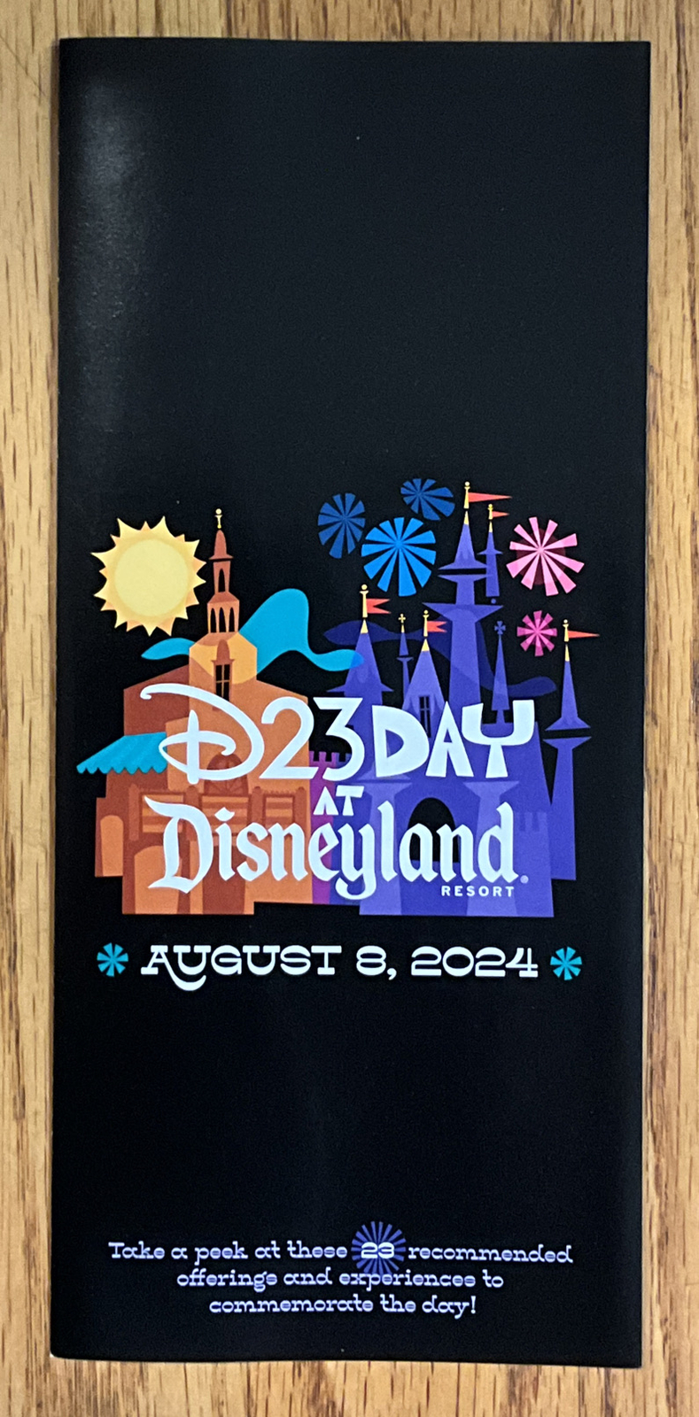 Disney D23 Day At Disneyland 2024 Mickey Mouse Map Poster Limited ...