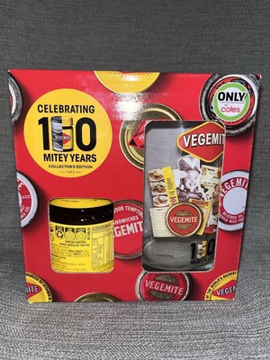 Vegemite Celebrating 100 Mitey Years Collectable Glass & Vegemite Pack ...