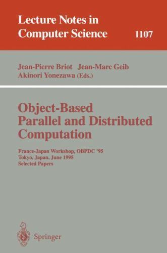 Lecture Notes in Computer Science Ser.: Object-Based Parallel and ...