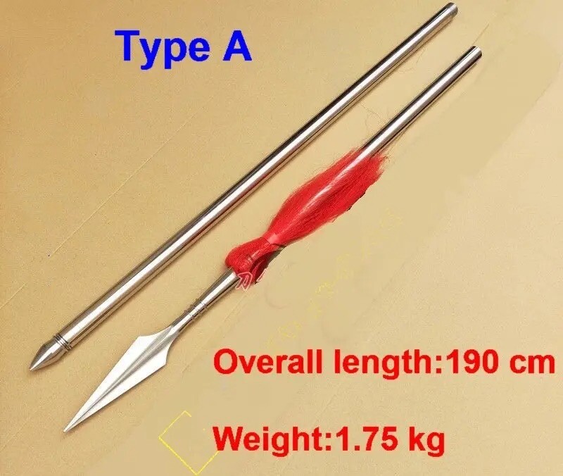 Martial Arts Wushu Kung Fu Spear Training Stainless Steel Shaolin Collapsible | eBay