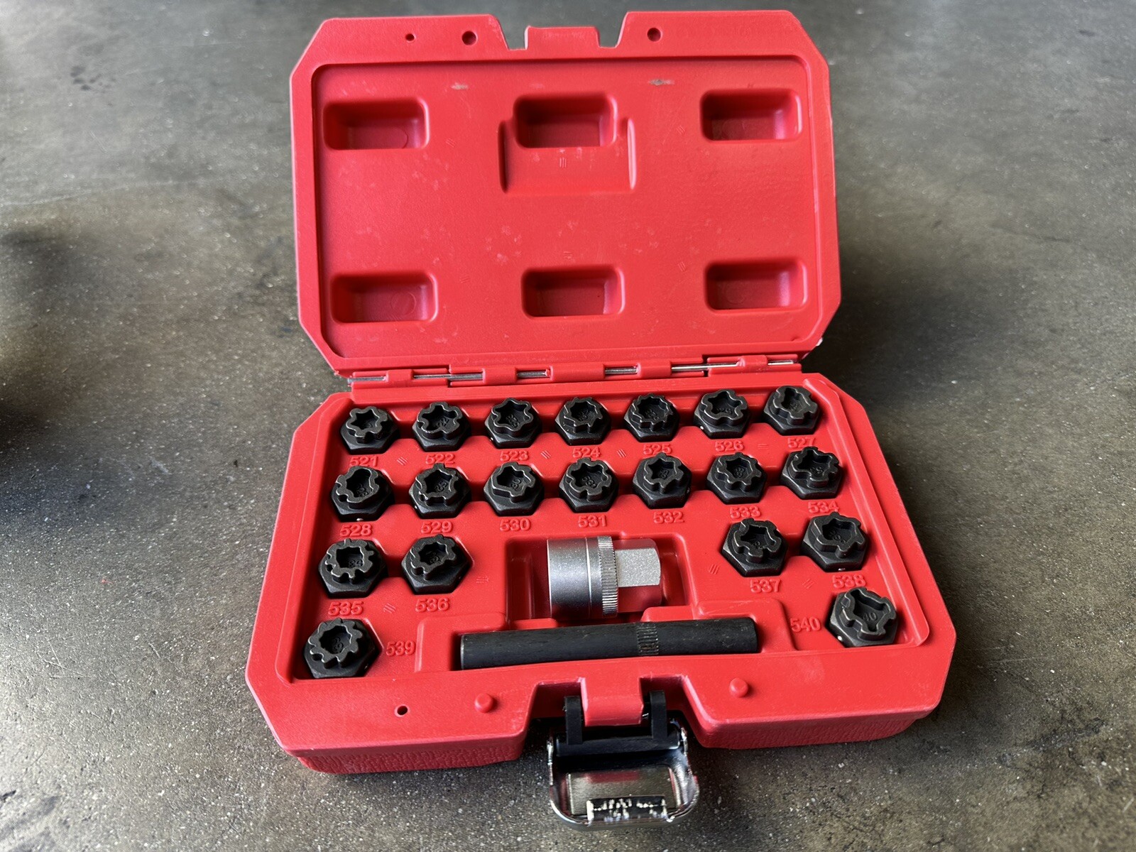 22PCS Wheel Lock Nut Socket Keys 4 VW VAG Volkswagen Anti-Theft Lug Nut ...