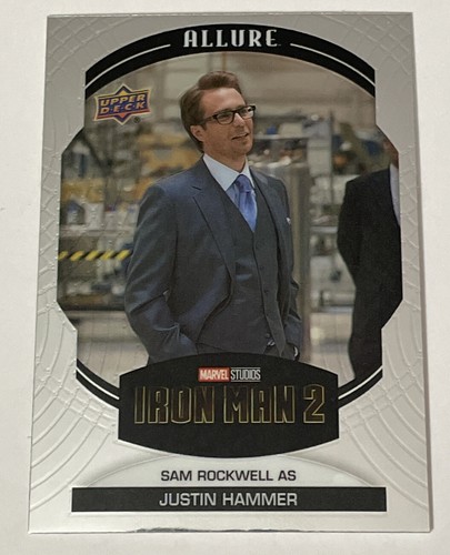 2022 Upper Deck Marvel Allure Base Set Sam Rockwell As Justin Hammer #5 ...