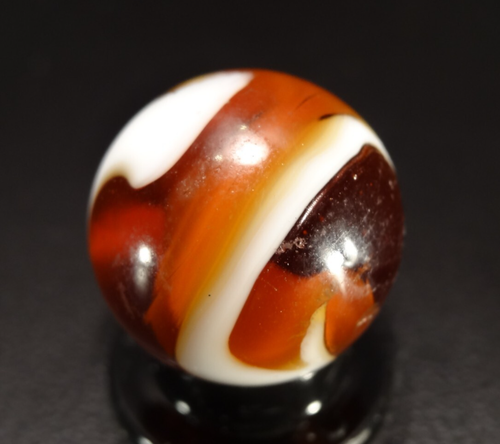 AKRO AGATE ROOT BEER -- AMBER ONYX SPIRAL SHOOTER (asmade ) | eBay