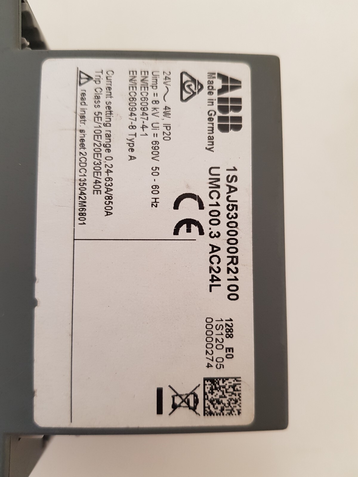 ABB UMC100.3 AC24L 1SAJ530000R2100 | eBay