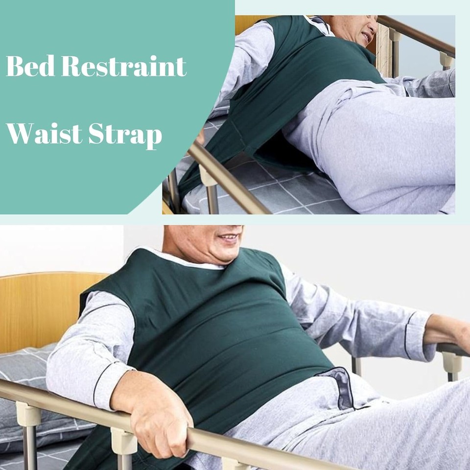 Vest Restraint Suit for Bed or Wheelchair, Medical Strap, Adjustable ...