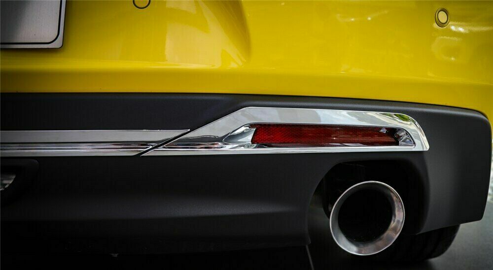 Chrome Rear Bumper Trim Fog Light Cover Trim for Chevrolet Camaro ...