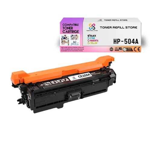 TRS 504A CE250A Black Compatible for HP LaserJet CP3520 CP3525 Toner ...