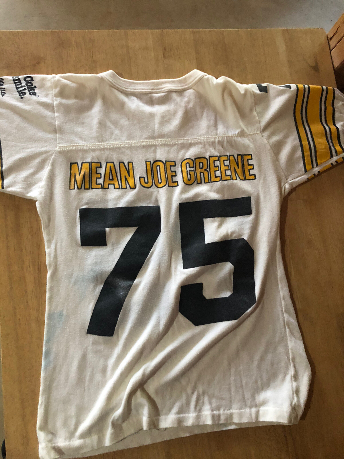 Rare Coca-Cola Vintage Collector Shirt Mean Joe Green… - Gem