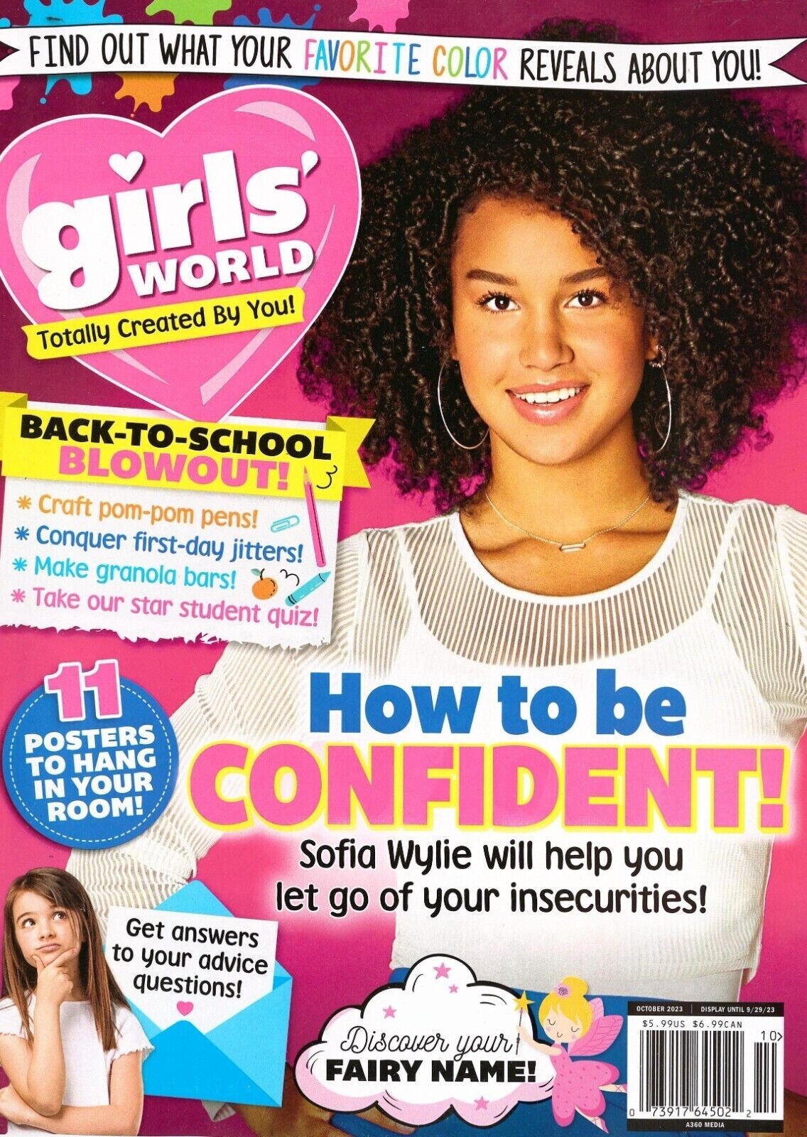GIRLS WORLD MAGAZINE | OCT 2023 | HOW TO BE CONFIDENT | eBay