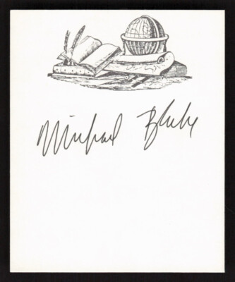 Michael Blake Author Screenwriter Dances With Wolves Signed Autograph ...