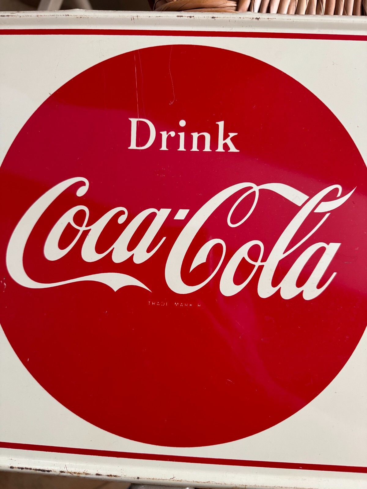 Vintage 60's Coca Cola Sign "Things Go Better With Coke" Original - 12 ...