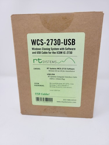 RT-SYSTEMS WCS-2730 USB Cable & Software for ICOM IC-2730A | eBay