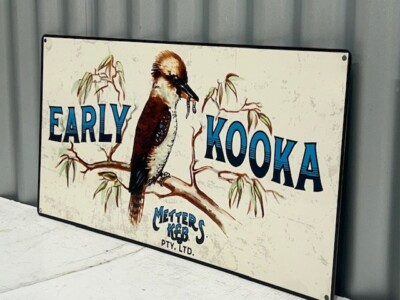 METTERS EARLY KOOKA STOVE & CAST IRON SIGN 600 X 300 MM FREE POST | eBay