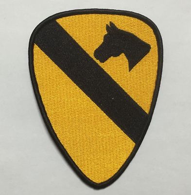 WW2 U.S. ARMY 1ST CALVARY SHOULDER PATCH HORSE EMBROIDERY MILITARY ...