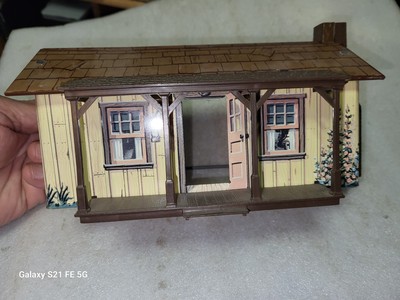 Vintage Marx Gunsmoke Playset Tin & Plastic House Building | eBay