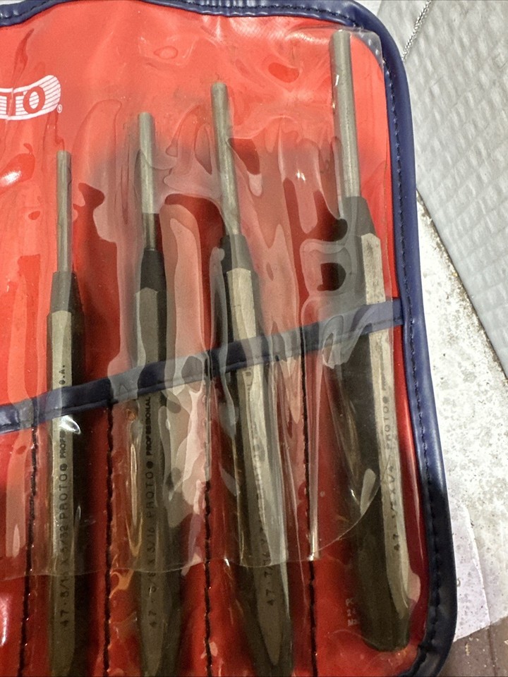 Complete PROTO 96B Drift Punch Set & Drive Pin Punch Set Very Nice ...