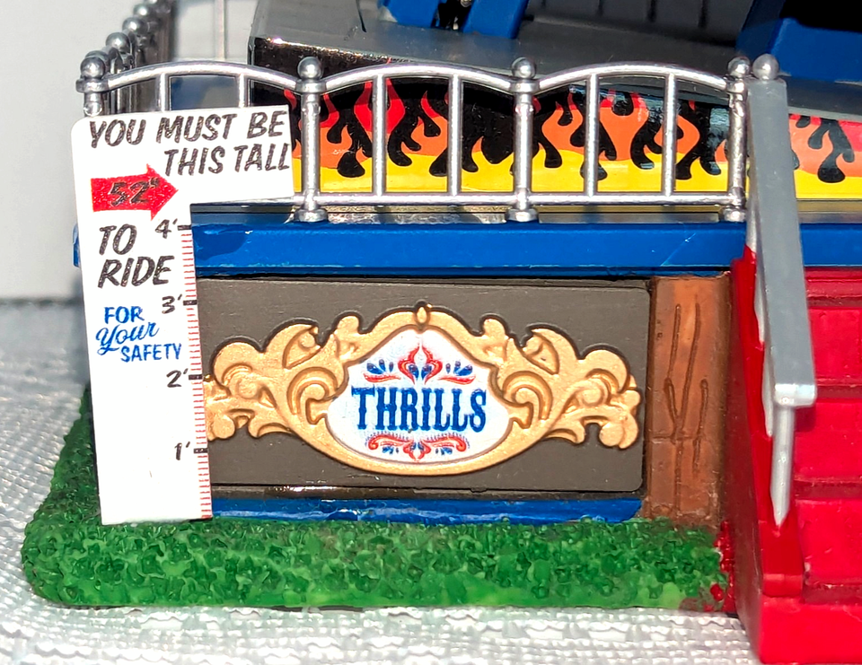 Lemax Carnival Fireball Frenzy Amusement Park Ride Animated Musical ...