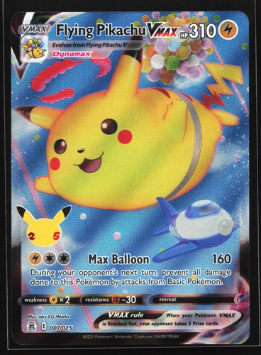 Flying Pikachu VMAX 007/025 Celebrations Ultra Rare Pokemon Card | eBay
