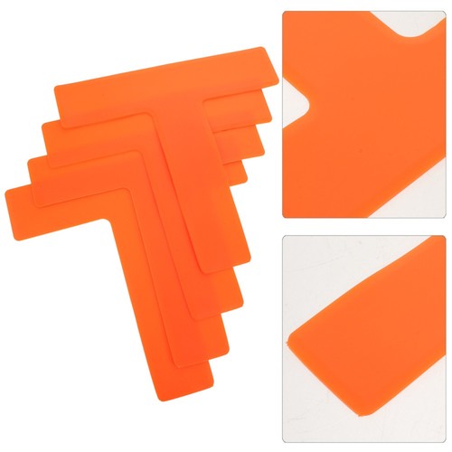 4pcs Court Line Marker: T Shape Boundary Markers Lines Set Flat Court ...